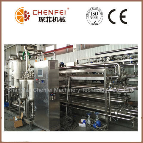SS304 Sterilizer Machine Jam Tubular In Tube Sterilizating System ISO9001